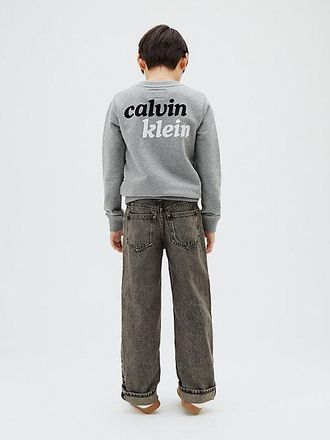 Calvin Klein Logo-sweatshirt - Medium Grey Heather - Jungen - 10
