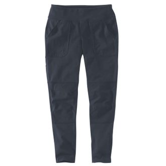 Carhartt Work in Progress Damen Force Fitted Midweight Utility Leggings, Marineblau, X-Klein