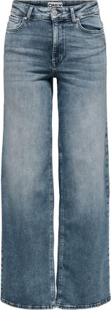 Only Female Jeans mit weitem Bein ONLMADISON Hohe Taille Weiter Beinschnitt Jeans