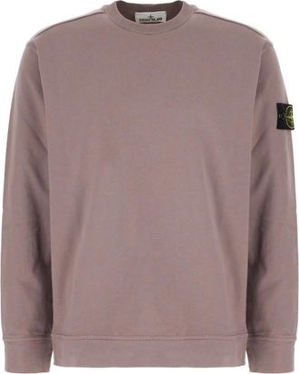 Stone Island Homme, Sweatshirts et sweats &agrave; capuche, Violet, Taille: 2XL Heavy Cotton Jersey SweaT-shirt