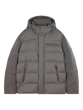 Paul & Shark doudoune &agrave; capuche - 090B TAUPE SUEDE