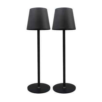 Nell & Me LED Tischlampe Kabellos | 1800mAh Akku Wiederaufladbar | USB-C Ladeanschluss | IP54 Wassergesch&uuml;tzt | Dimmbar & 3 Farbtemperaturen | F&uuml;r Indoor & Outd