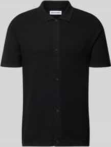 Jack & Jones Regular Fit Freizeithemd mit Polokragen und Knopfleiste