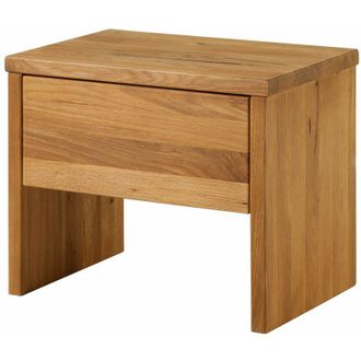 Massivmoebel24 Nachttisch Wildeiche 50x35x40 natur ge&ouml;lt JANGALI 719