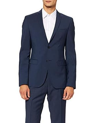 s.Oliver Black Label 02.899.54.4419 Veste De Costume, Bleu (Dark Blue 5884), 50 (Taille Fabricant: 48) Homme