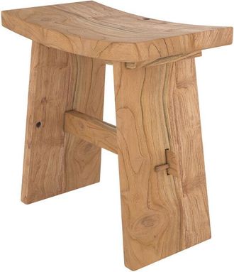 Rendez-Vous D&eacute;co Rendez-vous D&eacute;co - Tabouret en bois de teck recycl&eacute; - eka