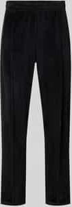 HUGO BOSS Regular Fit Sweathose mit Logo-Struktur