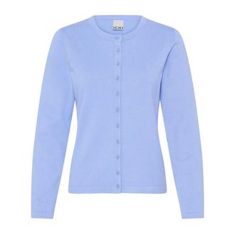 Ichi Cardigans - - Knitwear - Damen - Blau - XL