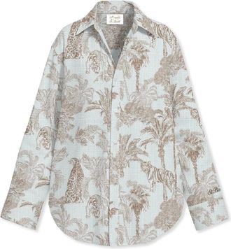 MC2 Saint Barth Femme, Blouses et Chemises, Multicolore, Taille: 42 FR Cristal Shirt