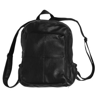 Beaupretty Warmhm Paquet &agrave; Dos Noir pour Femme Paquet &agrave; Dos de Randonn&eacute;e L&eacute;ger et Portable de Voyage Multifonction en Polyester Souple pour &Eacute;cole Travail et Acti