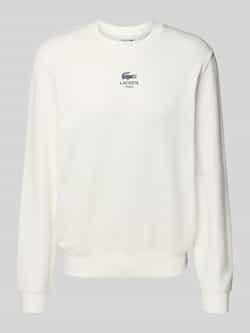 Lacoste Regular Fit Sweatshirt aus reiner Baumwolle