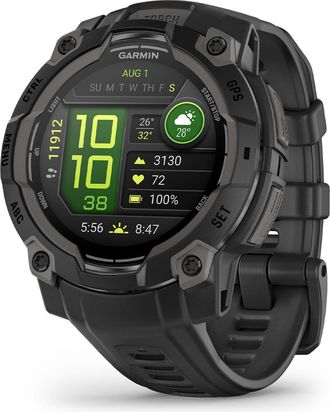 Garmin Instinct 3,45mm,AMOLED,Black Bezel with Black Band