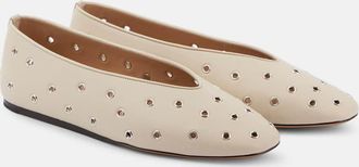 Le Monde Beryl Le Monde Béryl Ballerines Regency en cuir à ornements