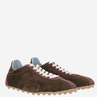 Maison Margiela Suede Low-Top Sneaker - Brown