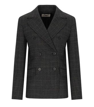 Weekend by Max Mara BLAZER DOUBLE BOUTONNAGE OCCHIO GRIS MAX MARA WEEKEND