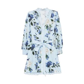 Alice & Olivia Lucy Mini Shirtdress - - Dresses - Damen - Blau - 2XS