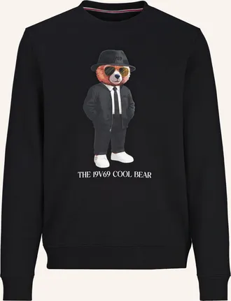 19V69 19V69 Italia Sweatshirt Nico Cool Teddy schwarz