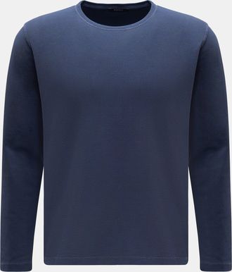 04651/ Herren - Rundhals-Longsleeve Breeze Tee navy