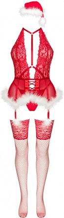 Livco Corsetti Neglige Alimena Weihnachts Set