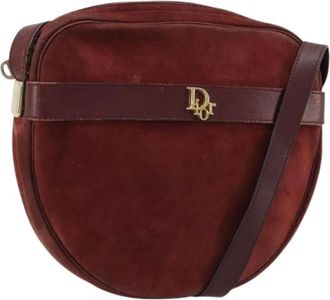 Dior Sac bandouli&egrave;re en daim Pre-owned - Femme - Pre-owned - Brun - Taille: ONE Size