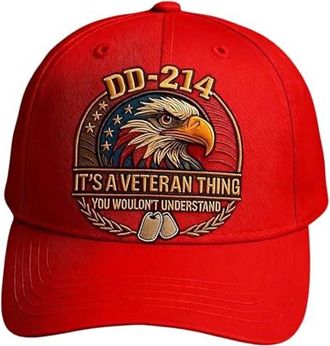 Generico Chapeau Aigle pour anciens combattants | Unisexe Originaux avec Aigle Brod&eacute; | Chapeau Militaire Am&eacute;ricain - Pour Anniversaire En Plein Air &Eacute;t&eacute; Camping