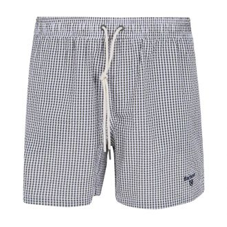 Barbour Gingham Seersucker Badeshorts - - Swimwear - Herren - Mehrfarbig - M