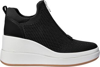 Michael Kors Slipper & Pantoletten - Emmy Wedge Zip Slip On - Gr. 36 (EU) - in Schwarz - f&uuml;r Damen