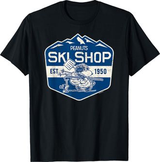 Peanuts Erdnüsse - Snoopy Woodstock Ski Shop 1950 T-Shirt