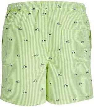 Jack & Jones Short de Bain Jpstfiji Jjswim Mini Stripe pour Homme, Citron Vert Acide., S