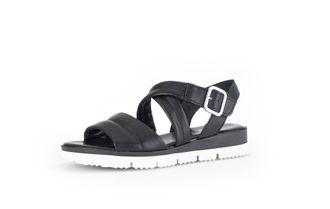 Gabor Damen Riemchensandalen, Frauen Sandalen,Sommerschuhe,Freizeitschuhe,offene Schuhe,Strandschuhe,Sandaletten,bequem,schwarz,38.5 EU / 5.5 UK