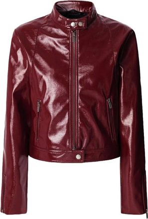 Pepe Jeans London Femme, Vestes, Rouge, Taille: 36 FR Ruby Jacket