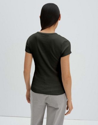 someday Kurzarmshirt Kleoh Schmale Passform, kurzarm und elastisch