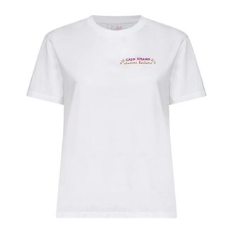 MC2 Saint Barth Femme, Tops, Blanc, Taille: 38 FR Emilie Cotton T-Shirt