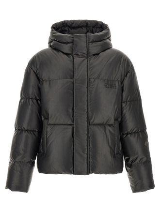 Maison Margiela Lacquered Finish Down Down Jacket - Black