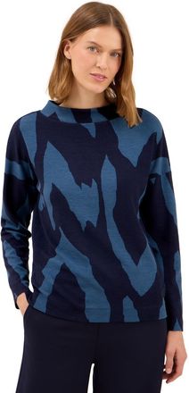 Cecil Damen 3227776 Ottoman Shirt, urban Dark Blue, X-Large