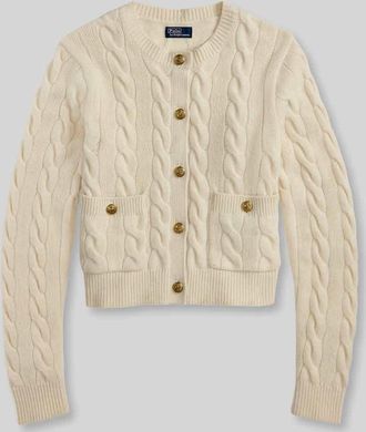 Polo Ralph Lauren Strickjacke mit Zierkn&ouml;pfen