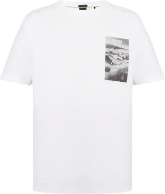 BOSS t-shirt &agrave; imprim&eacute; graphique - Blanc