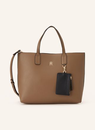 Tommy Hilfiger Handtasche Satchel Mit Pouch beige