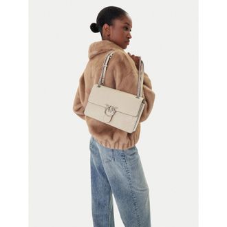 Pinko Handtasche PINKO Love One Light Classic AI 25-26 PLTT 106174 A2JC Beige