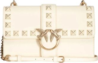 Pinko Pinko, Femme, Sacs, Beige, Taille: ONE Size Love Bag avec boucle Diamond Cut