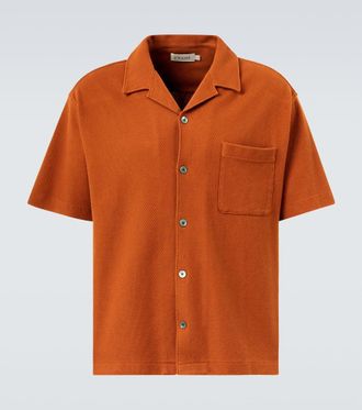 Frame Denim Hemd aus Baumwoll-Piqué