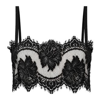 PDR Phisique Du Role Spitzen-Bustier-Top - - Tops - Damen - Schwarzk - S