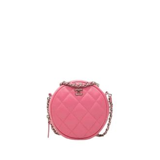 Chanel Sac bandouli&egrave;re mini doccasion - Femme - Pre-owned - Rose - Taille: ONE Size