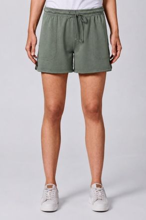 Hempage Hempage Damen vegan Shorts Pique Jersey Moosgr&uuml;n