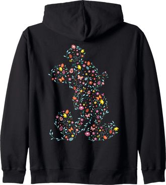 Disney Mickey Mouse Spring Flower Easter Egg Silhouette Pose Kapuzenjacke