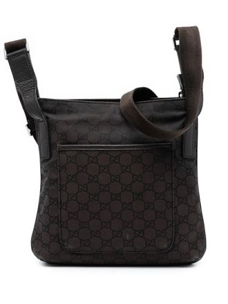 Gucci sac &agrave; bandouli&egrave;re GG Canvas (2016-2025) - Marron