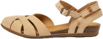 El Naturalista Femme N5207 Stella Sandale Plate, Cream, 38 EU