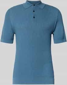 Matinique Slim Fit Poloshirt mit Knopfleiste