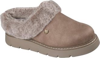 Skechers Womens Keepsakes Lite - Cozy Blend Slippers, Taupe, 38.5 EU