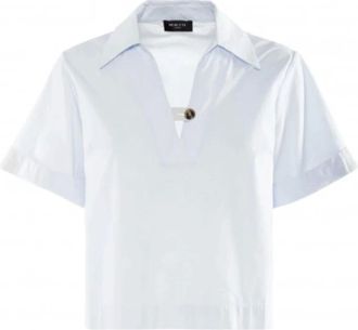 Nenette Femme, Tops, Bleu, Taille: 42 FR Camicia Fiordi